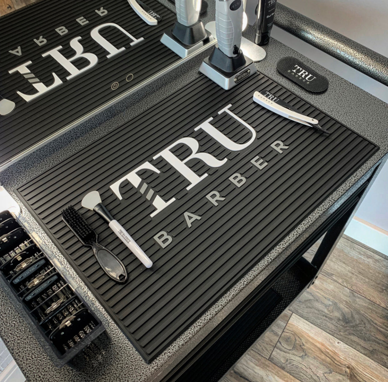 Barber Mat- Red - TRUBARBER Official